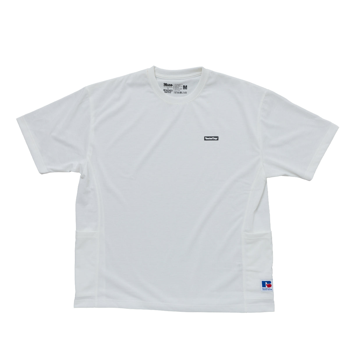 【店舗限定】BEACHED DAYS × BLUCO ファンクション サイドポケットTシャツ ビーチドデイズ 公式 BEACHED DAYS