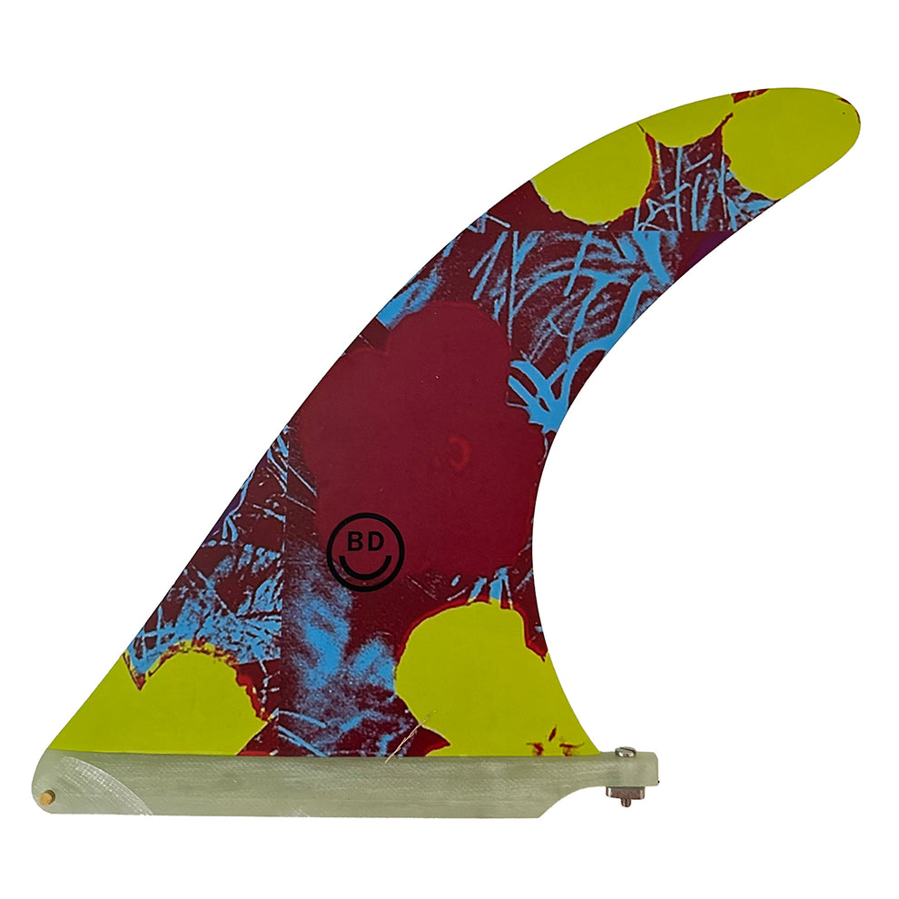 アクアティックディビジョン Mitch Abshere Print Flowers 10インチ シングルフィン – BEACHED DAYS