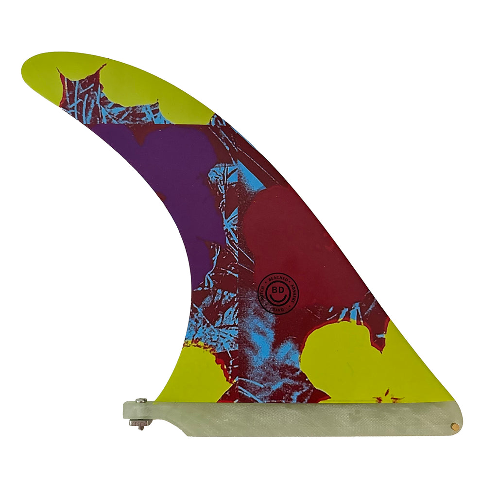 アクアティックディビジョン Mitch Abshere Print Flowers 10インチ シングルフィン – BEACHED DAYS