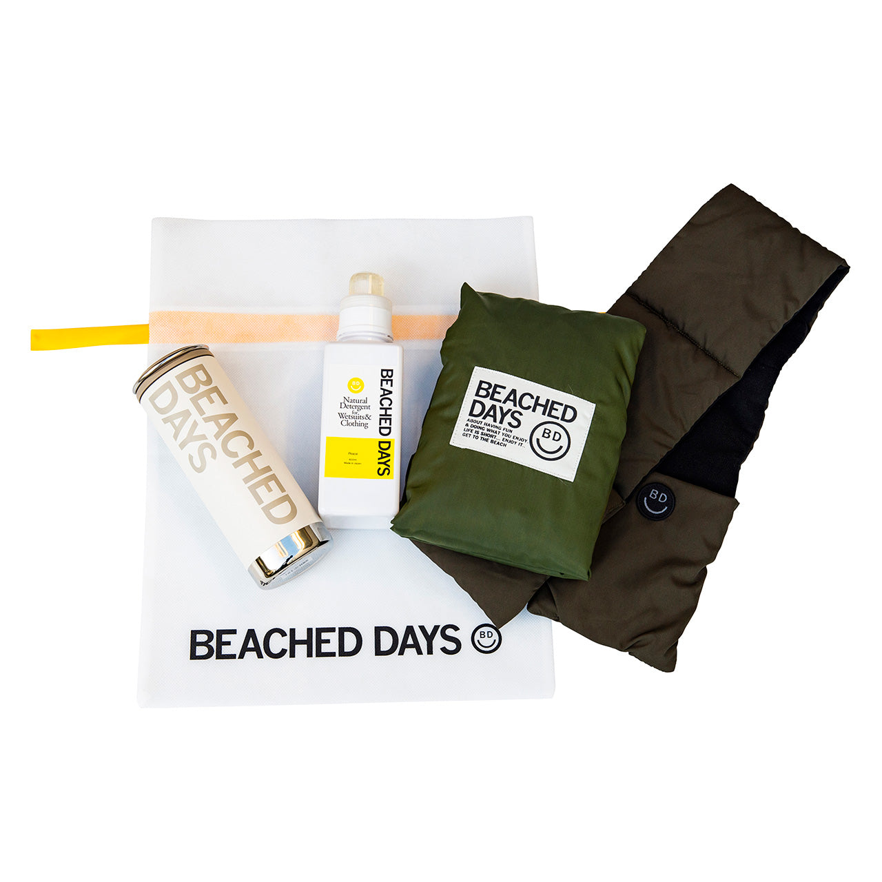 S/S BDモノグラム フーディー ビーチドデイズ 公式 BEACHED DAYS パーカー スウェット スエット プルオーバー 裏毛 10オンス