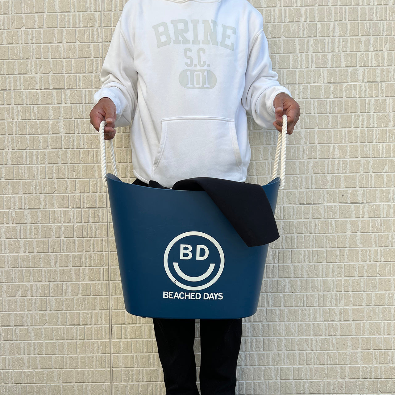BDバケツ ビーチドデイズ 公式 BEACHED DAYS ウェットバケツ ロープ付き バスケット サーフィン アウトドア キャンプ ダイビング